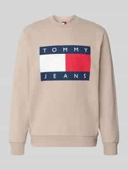 Tommy Jeans Regular Fit Sweatshirt aus reiner Baumwolle