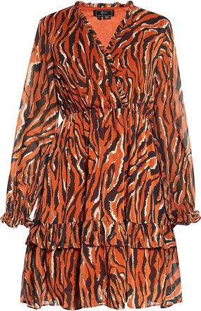 Nolie Damen Kleid 19225463-NO01, ORANGE, S