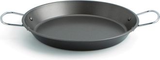 Quid Senia Paella-Pfanne, Karbonstahl, Ofen und Induktion 30 cm Schwarz