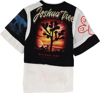 Marine Serre Regenerated Graphic Cotton T-Shirt - White