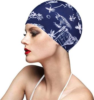 Generic Cap hat schwimmende Gehappe f&uuml;r Erwachsene Schutz Schwimmen Silikon-geformte Ebene Badebecken Schwimmen (D, One Size)