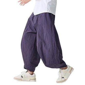 Generic Pantalon Jogging Homme Coton Pantalons de Sport D&eacute;contract&eacute; Pantalon Homme &Eacute;pais Sport Ext&eacute;rieur Coupe Large Jogging Pantalon Entra&icirc;nement Confort et 