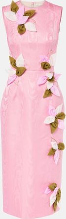 Emilia Wickstead Verziertes Midikleid Cappia