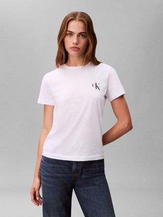 Calvin Klein Jeans T-Shirt MONOLOGO CN 2 PACK TEE (Packung, 2-tlg., 2er-Pack), Logoschriftzug
