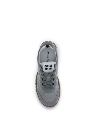 Miu Miu Tyre Sneaker - Gray