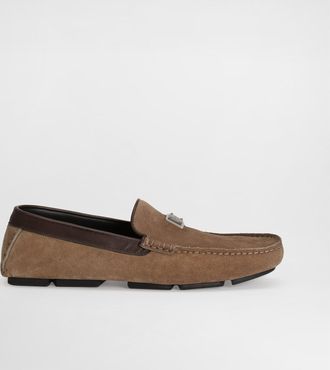 Dolce & Gabbana Split Calfskin Slipper - Mann Driver Und Mokassins Multicolor 43.5