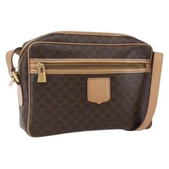 Celine Sac bandouli&egrave;re en plastique Pre-owned - Femme - Pre-owned - Brun - Taille: ONE Size