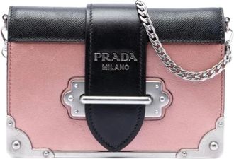 Prada Sac bandouli&egrave;re Cahier Pre-owned - Femme - Pre-owned - Rose - Taille: ONE Size