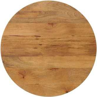 vidaXL Vidaxl - Dessus de table ø 80x2,5 cm rond bois de manguier massif