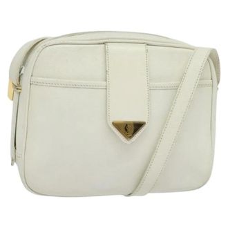 Saint Laurent Sac bandouli&egrave;re Pre-owned - Femme - Pre-owned - Blanc - Taille: ONE Size