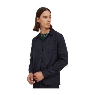 Bruuns Bazaar Bowlingkragenhemd - - Shirts - Herren - Blau - XL
