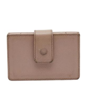 Prada Pre-owned Leder Portemonnaies - - Pre-owned - Damen - Beige - ONE SIZE