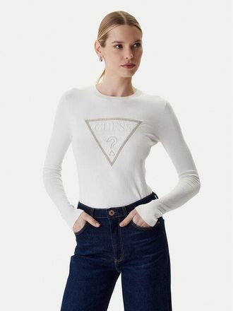 Guess Pullover W6RR49 Z2NQ2 &Eacute;cru Regular Fit