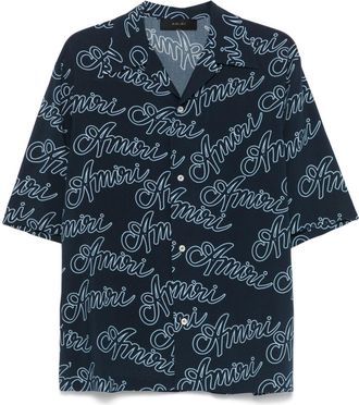 Amiri Script Hemd - Blau