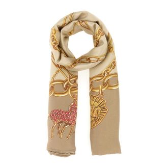 Burberry unisex, Accessoires, Multicolore, Taille: ONE Size Foulard en Soie Imprim&eacute;