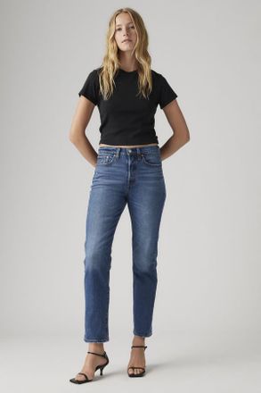 Levi's Wedgie Straight Jeans - Damen - Blau / Blau
