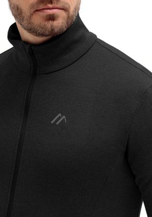 Maier Sports Fleecejacke Sinaia M Herren Midlayer, atmungsaktiv und schnelltrocknend, Slim Fit