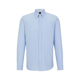 HUGO BOSS Homme, Chemises, Bleu, Taille: 2XL Chemise Business Classique en Vert Clair