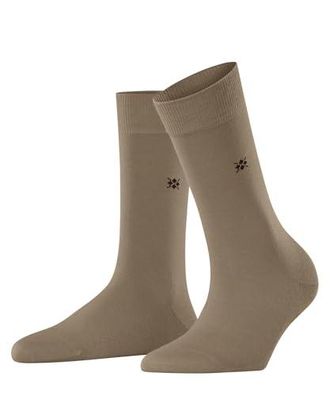 Burlington Bloomsbury W So laine coton unies 1 paire, Chaussettes Femme, Marron Camel 5038, 36-41