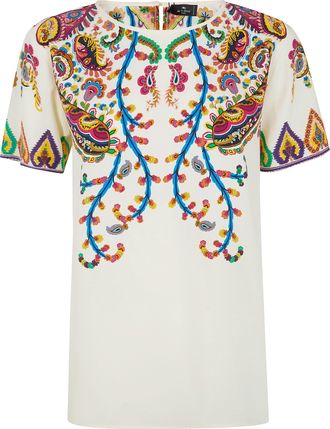Etro Printed Classic T-Shirt