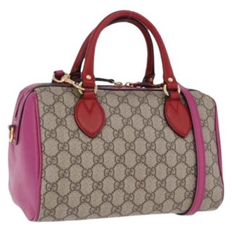 Gucci Sac &agrave; main vintage en toile GG Pre-owned - Femme - Pre-owned - Beige - Taille: ONE Size
