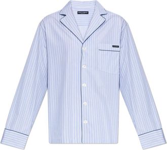 Dolce & Gabbana Homme, Chemises, Bleu, Taille: M Chemise &agrave; Rayures