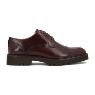 Kazar Homme, Chaussures, Brun, Taille: 42 EU Kazar Chaussures derby marron avec bout &agrave; superposition