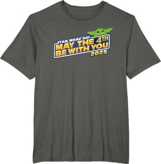 Star Wars Day: May the 4th Be With You 2025 Grogu Logo T-Shirt