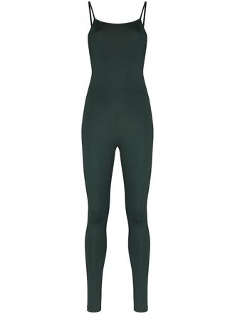 Girlfriend Collective Langer Jumpsuit - Gr&uuml;n