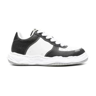 Miharayasuhiro Mihara Yasuhiro, Femme, Chaussures, Noir, Taille: 40 EU Wayne LOW Original Sole Basket Baskets Basses EN Cuir Noir/Blanc