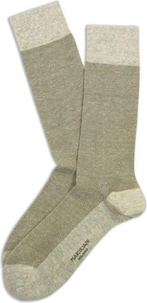 Marcoliani Homme, Sous-v&ecirc;tements, Beige, Taille: ONE Size Chaussettes Piqu&eacute;