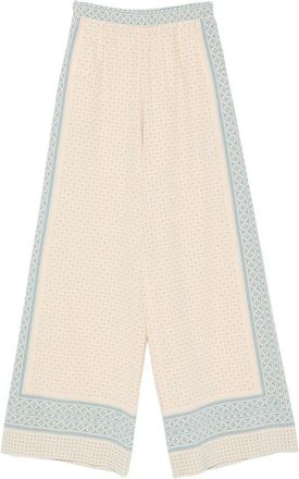 Ermanno Scervino Femme, Pantalons, Bleu, Taille: 36 FR Sem Pants