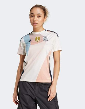 adidas adidas Performance - Espagne équipe féminine - Maillot extérieur 25 - Blanc craie