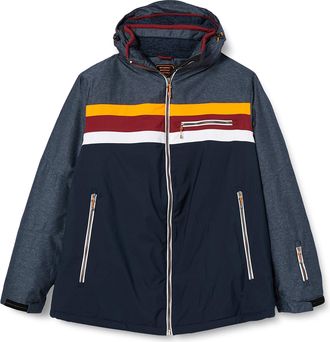 Killtec Herren Tirano MN Ski Jckt A Funktionsjacke Mit Abzippbarer Kapuze Und Schneefang, dunkelnavy, L