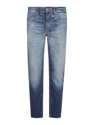7 For All Mankind Skinny Jeans - Blau