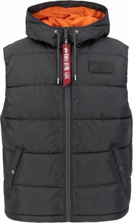 Alpha Industries Alpha Industries Hooded Puffer Vest FD Weste f&uuml;r Herren Greyblack