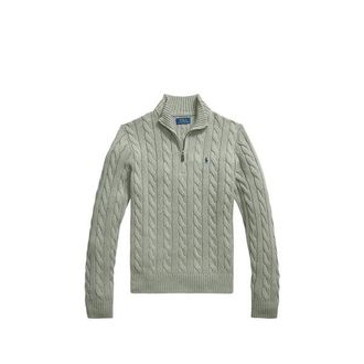 Polo Ralph Lauren Pull col zipp&eacute; en coton