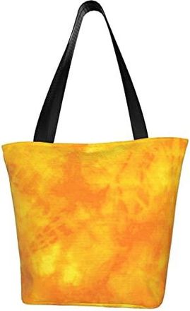 AOOEDM Tie Dye Water Color Sac fourre-tout r&eacute;utilisable Femmes Casual Sac &agrave; main Sacs &agrave; bandouli&egrave;re pour Shopping &Eacute;picerie Voyage &agrave; lext&eacute;rieur