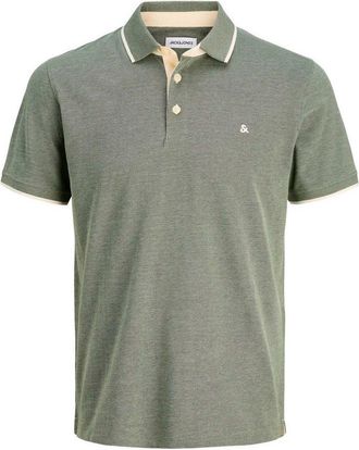 Jack & Jones Poloshirt Jack&Jones Poloshirt Übergröße salbeigrün JJEPAULOS