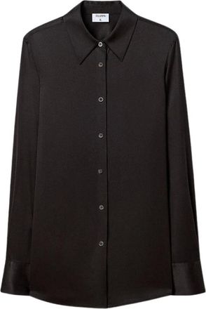 Filippa K Femme, Blouses et Chemises, Noir, Taille: 38 FR Silk Shirt