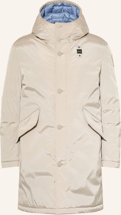 Blauer Mantel Faywood grau