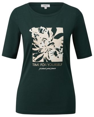 s.Oliver T-Shirt im Slim Fit mit Artwork
