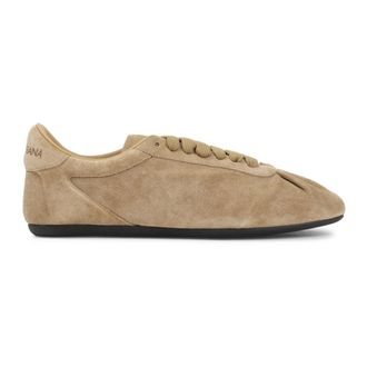 Dolce & Gabbana Femme, Chaussures, Beige, Taille: 36 1/2 EU Baskets Souples Ballet