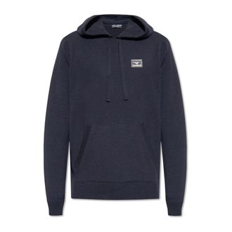 Dolce & Gabbana Homme, Pulls, Bleu, Taille: S Pull en laine