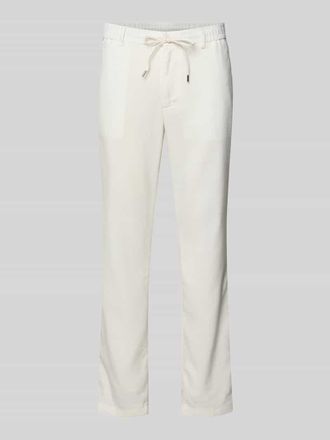 HUGO BOSS Modern Fit Straight Leg Hose aus Leinen-Mix Modell KANE1