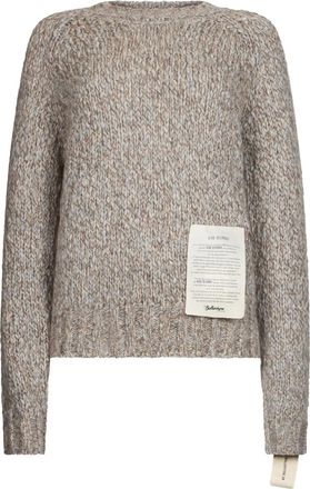 Ballantyne pull en maille épaisse - Gris