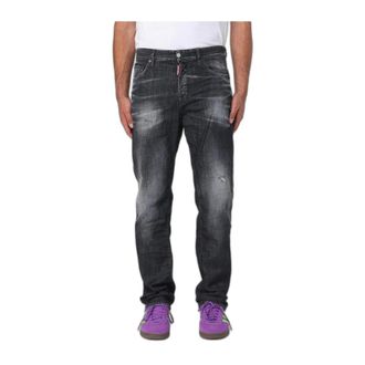 Dsquared2 Jean Coton D&eacute;lav&eacute; - Homme - Jeans - Noir - Taille: XS
