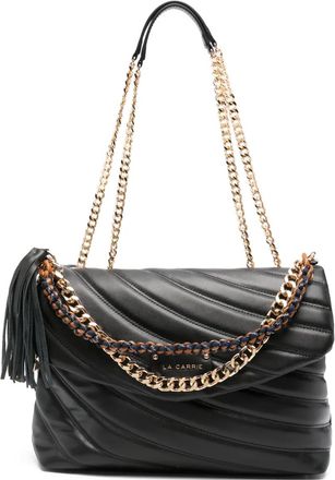 La Carrie sac porté épaule matelassé Stitch & Spoon - Noir