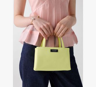 Kate Spade New York Kate Spade The Original Bag Icon Tote-Bag, Extraklein f&uuml;r Frauen in Birnenfarbenes Waldgr&uuml;n | Nylon