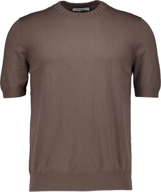 Gran Sasso Homme, Pulls, Brun, Taille: L Tricot ras du cou